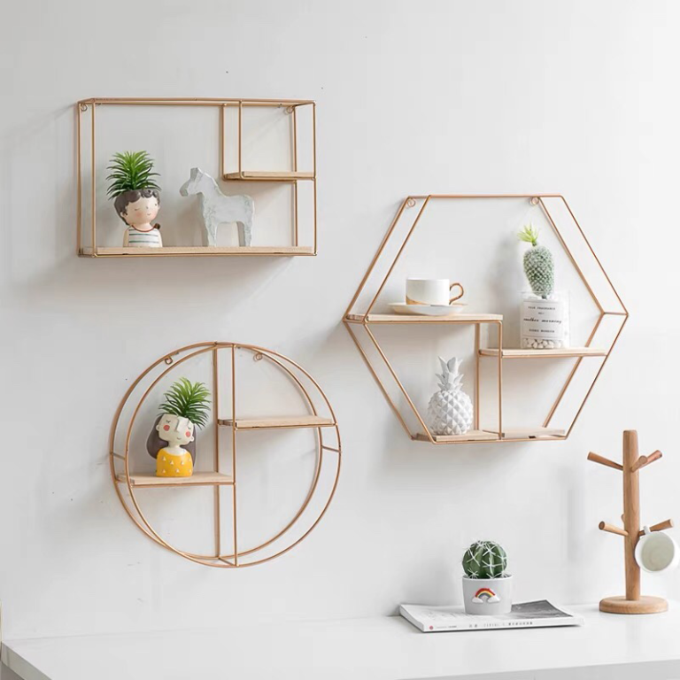 Tìm hiểu mẫu decor căn phòng bằng các kệ trang trí tường